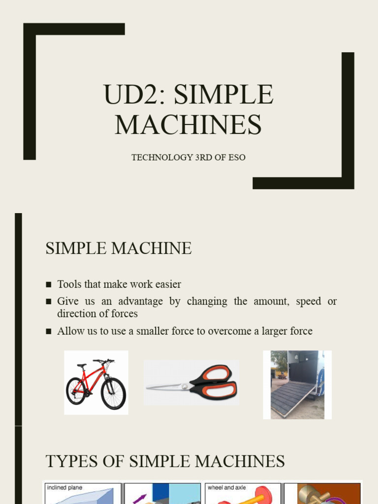 2 Simple Machines | PDF | Lever | Machines