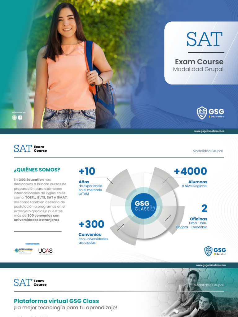 Brochure Sat | PDF | Escuelas | Recopilación de datos