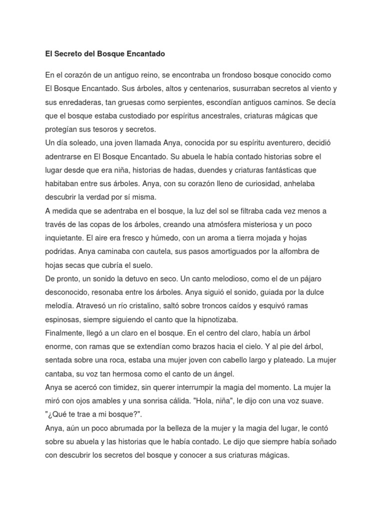 El Secreto del Bosque Encantado | PDF