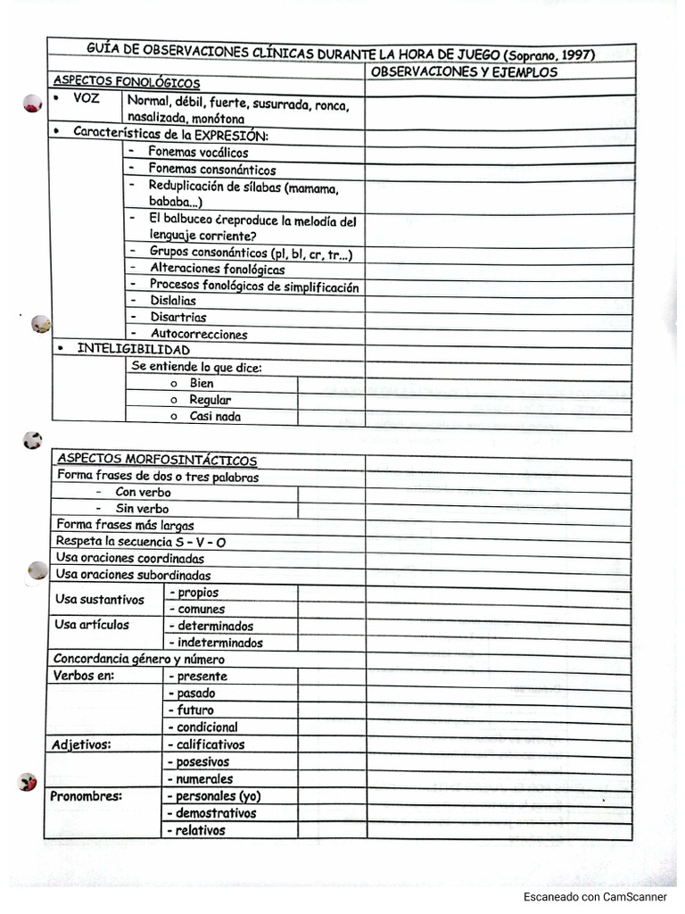 Hs Juego Protocolo Observ | PDF