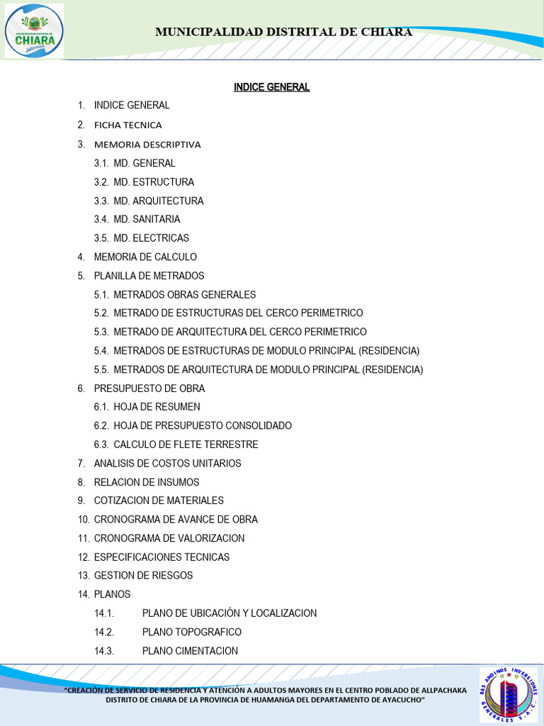 Indice General | PDF