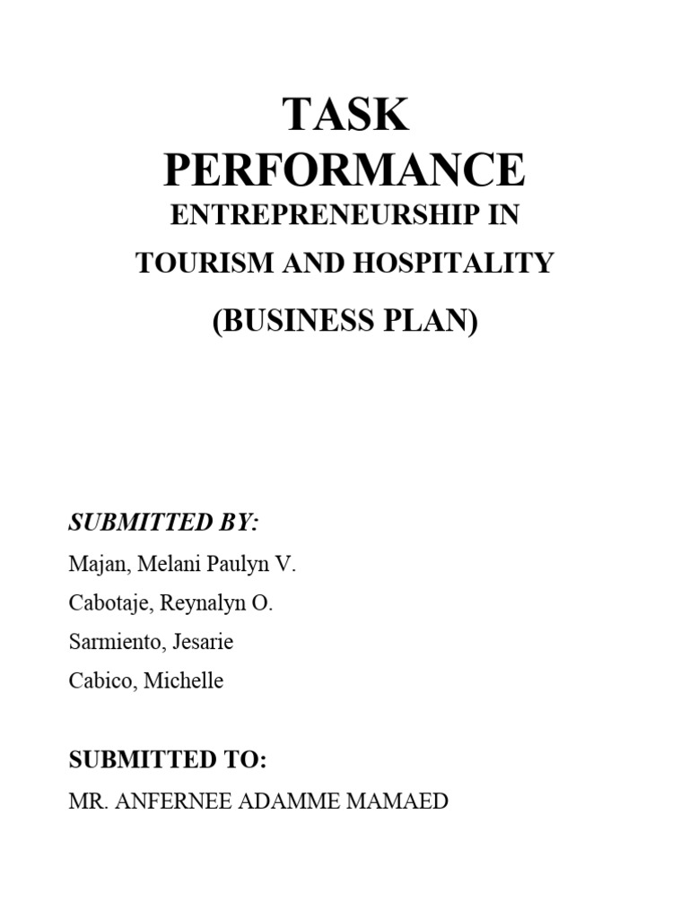 Task Performance G6 Entrep | PDF | Marketing | Business Economics