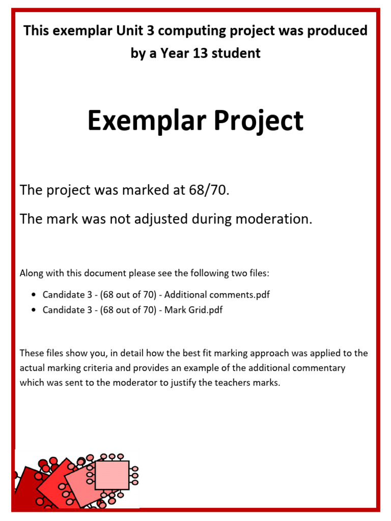 Candidate 3 - (68 Out of 70) - Project Writeup | PDF | Thought | Computing