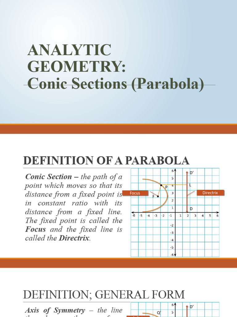 Parabolas | PDF | Differential Geometry | Euclidean Geometry