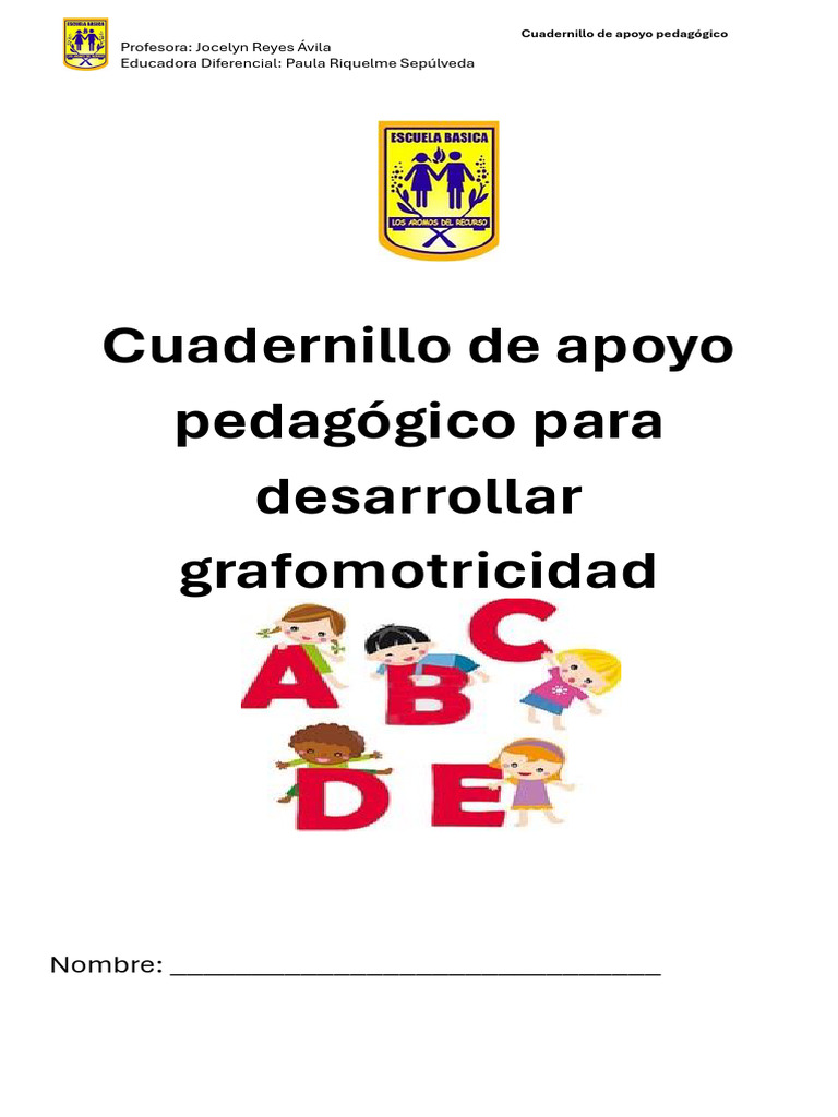 Cuadernillo de Apoyo Pedagógico Tea | PDF