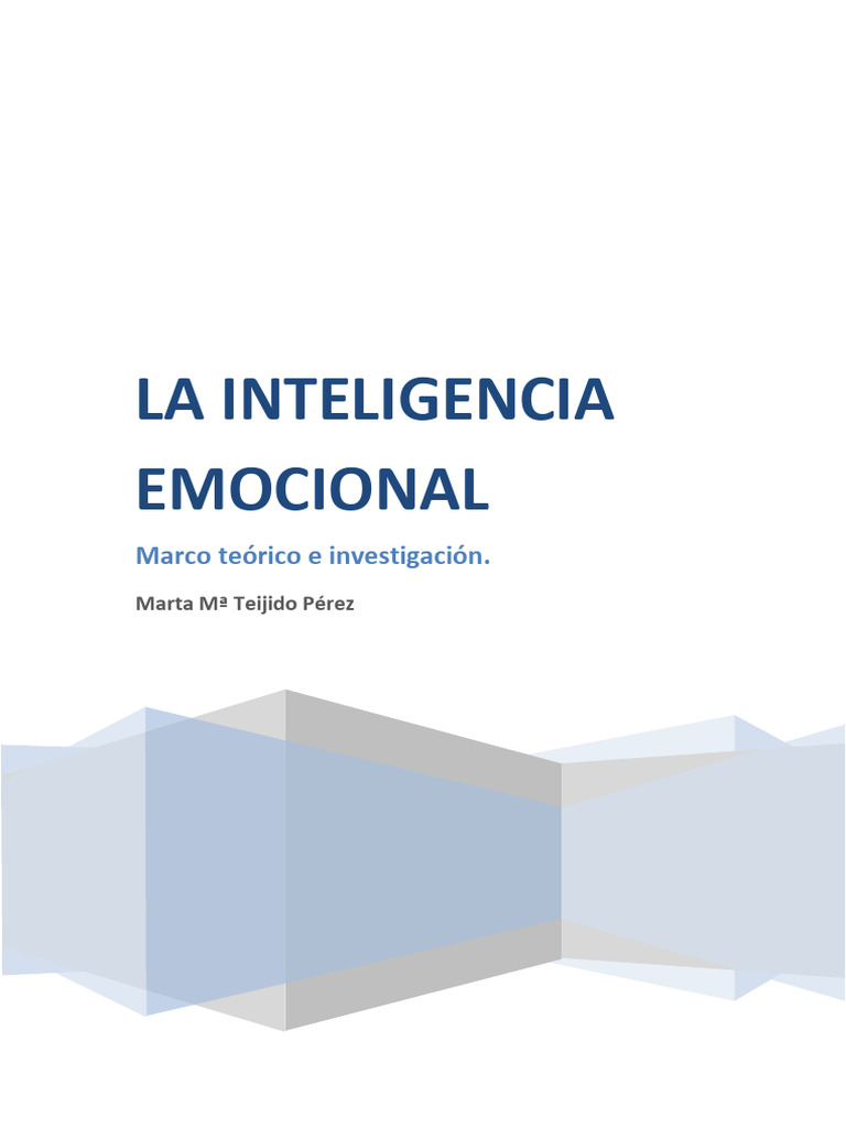 Lectura 1 Origen De La Inteligencia Emocional Pdf Inteligencia