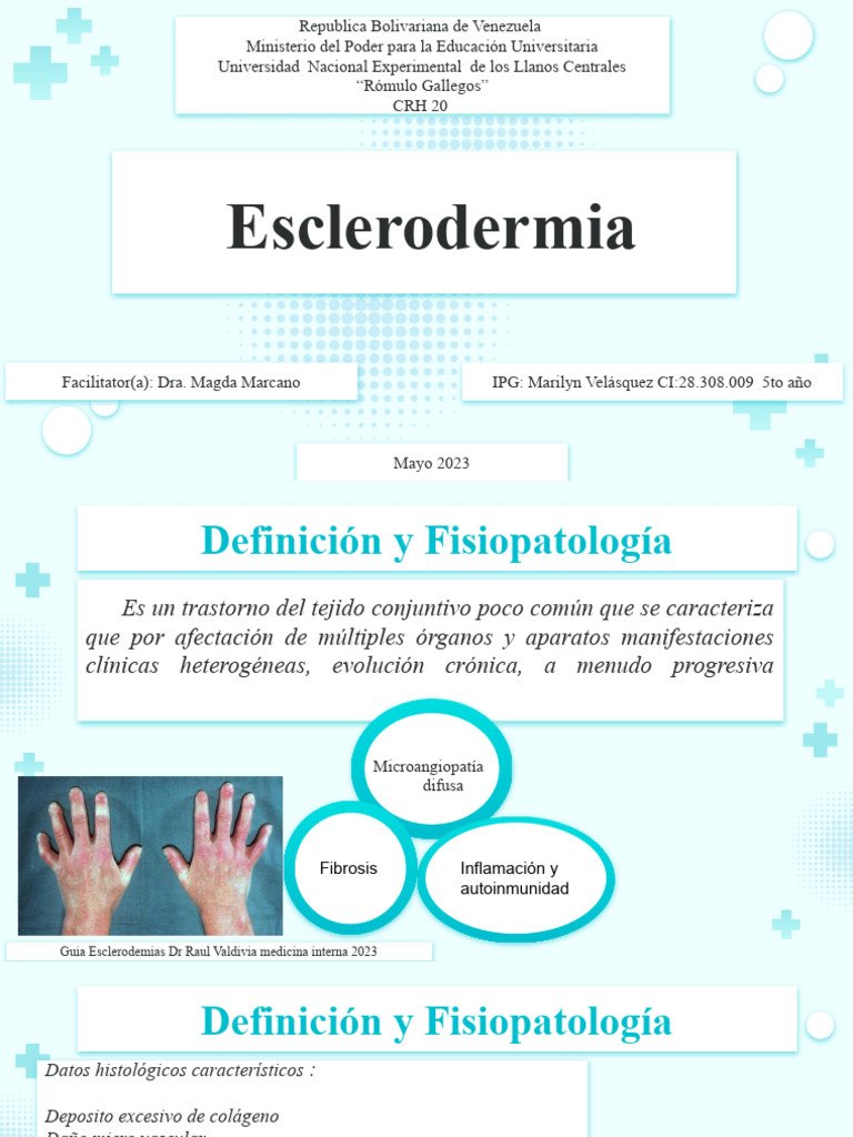 ESCLERODERMIAS | PDF | Medicina CLINICA | Causas de la muerte