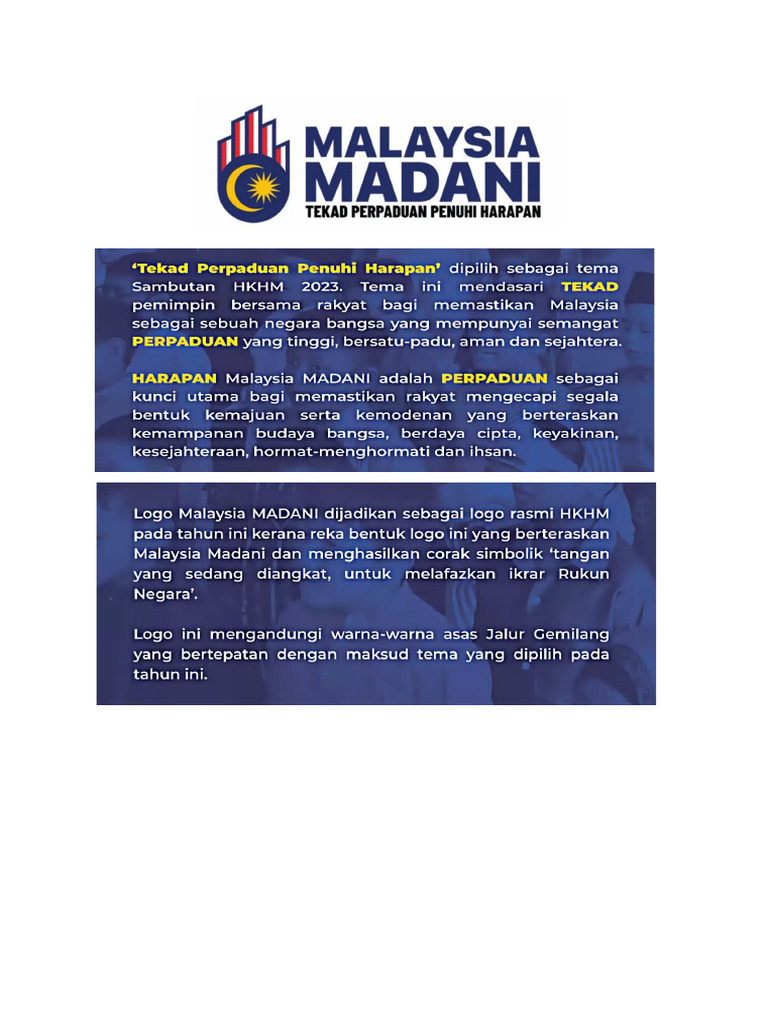 malaysia madani | PDF