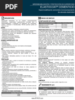 Ficha Tecnica Repemax Capa Fina (Intaco) - 1 | PDF | Hormigón | Pintar