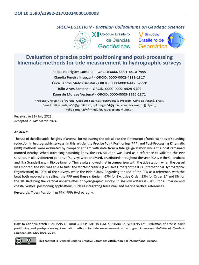 Evaluation of Precise Point Positioning and Post-Processing | PDF ...
