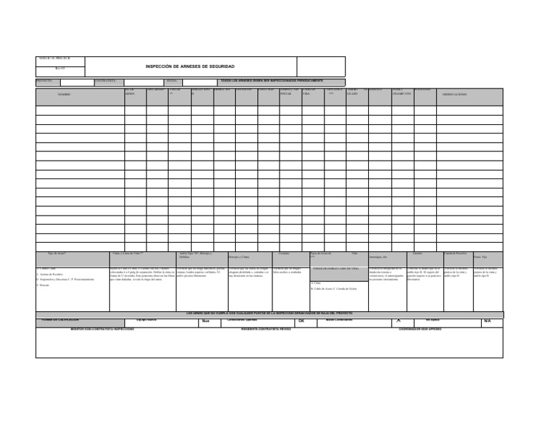 SOSI-IC-01-PRO-02-B Inspección de Arneses | PDF | Cuerda | Bienes ...