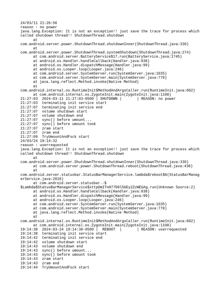Power Off Reset Reason Pdf Java Programming Language Computer Architecture