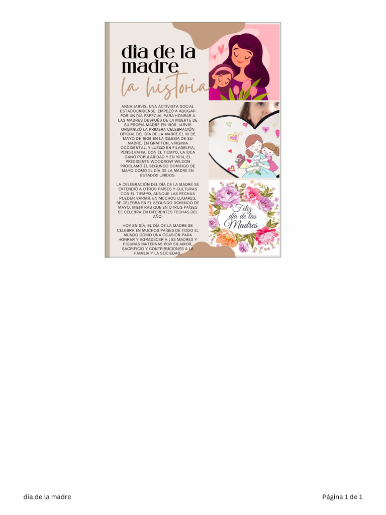Dia de La Madre | PDF