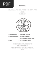 Program Kerja KKG SD 2025 | PDF