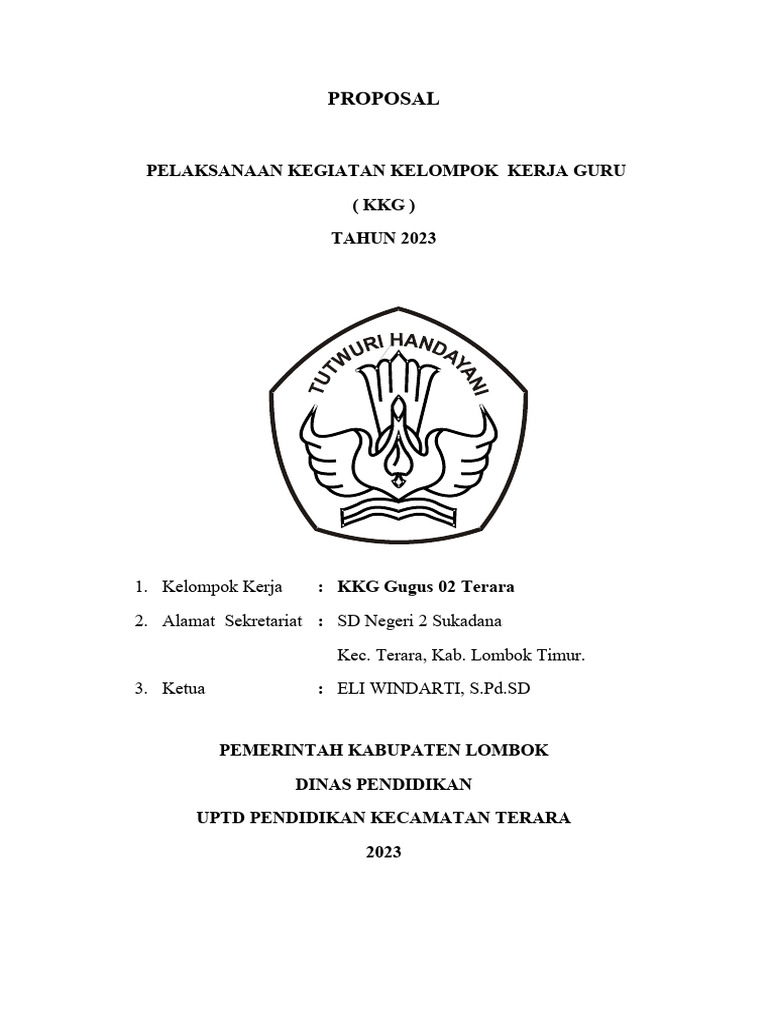 Optimalisasi KKG Gugus 02 Terara 2023 | PDF | Karier & Perkembangan