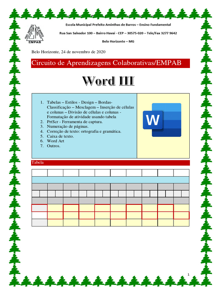 Atividade Pratica Word III | PDF