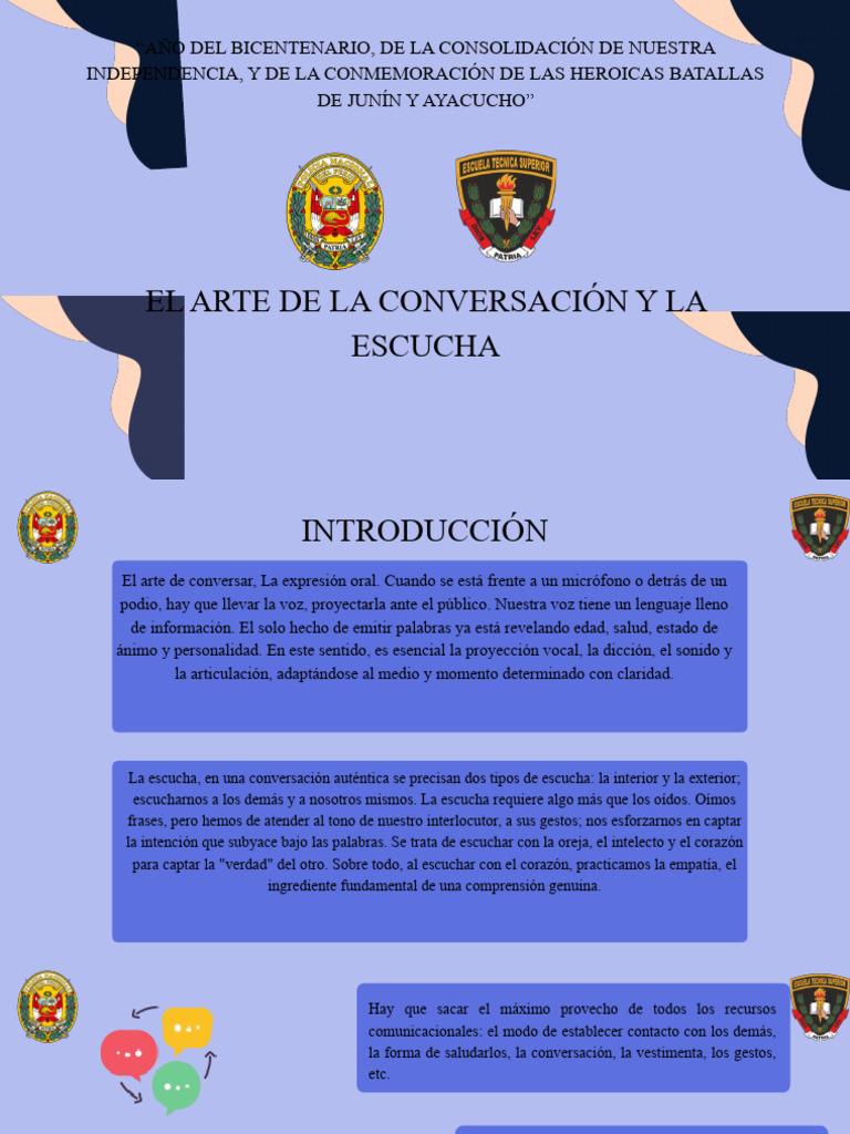 Arte de Conversación y Escucha Efectiva | PDF | Conversacion | Comunicación