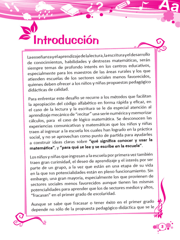 Actividades de Lectoescritura para Primer Grado | PDF | Literatura ...