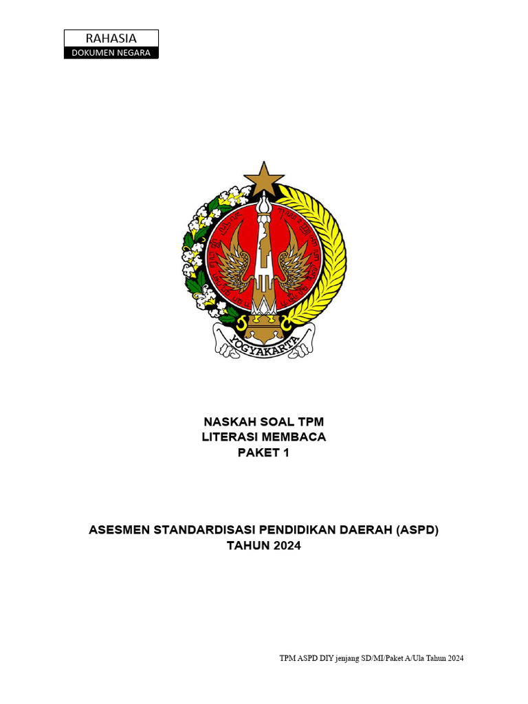 TPM 4 Membaca Paket 1 | PDF