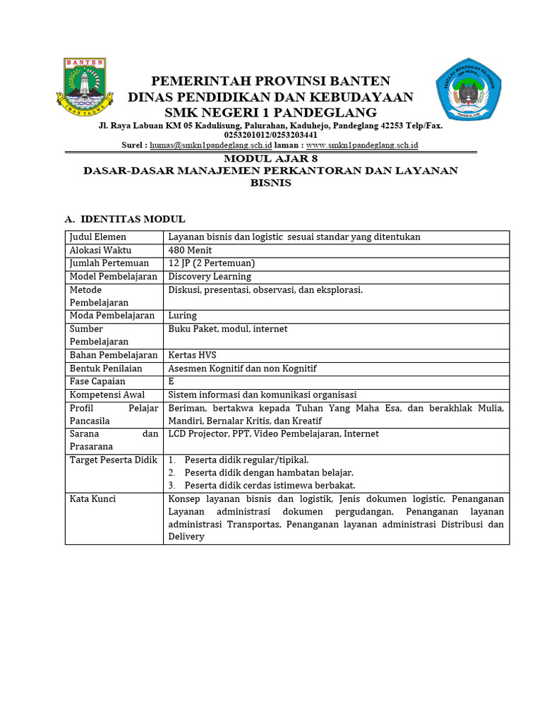 Modul Elemen 8 MPLB | PDF