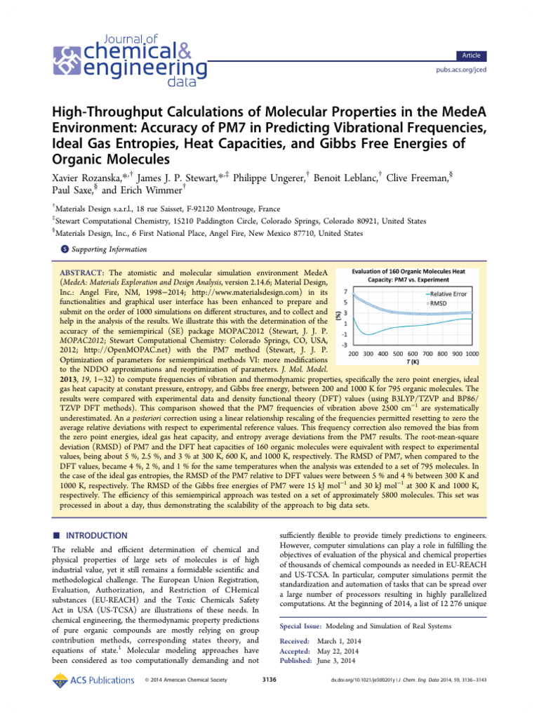 Xavier Rozanska, James J. P. Stewart, Philippe Ungerer, Benoit Leblanc ...