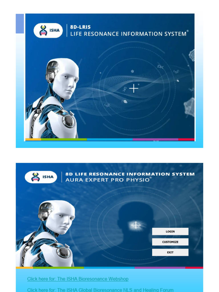 Isha Bioresonance 8d Lris Users Training Manual 2023 Pdf Stress