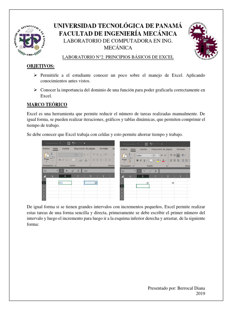 Guia Lab 2 | PDF | Microsoft Excel | Informática