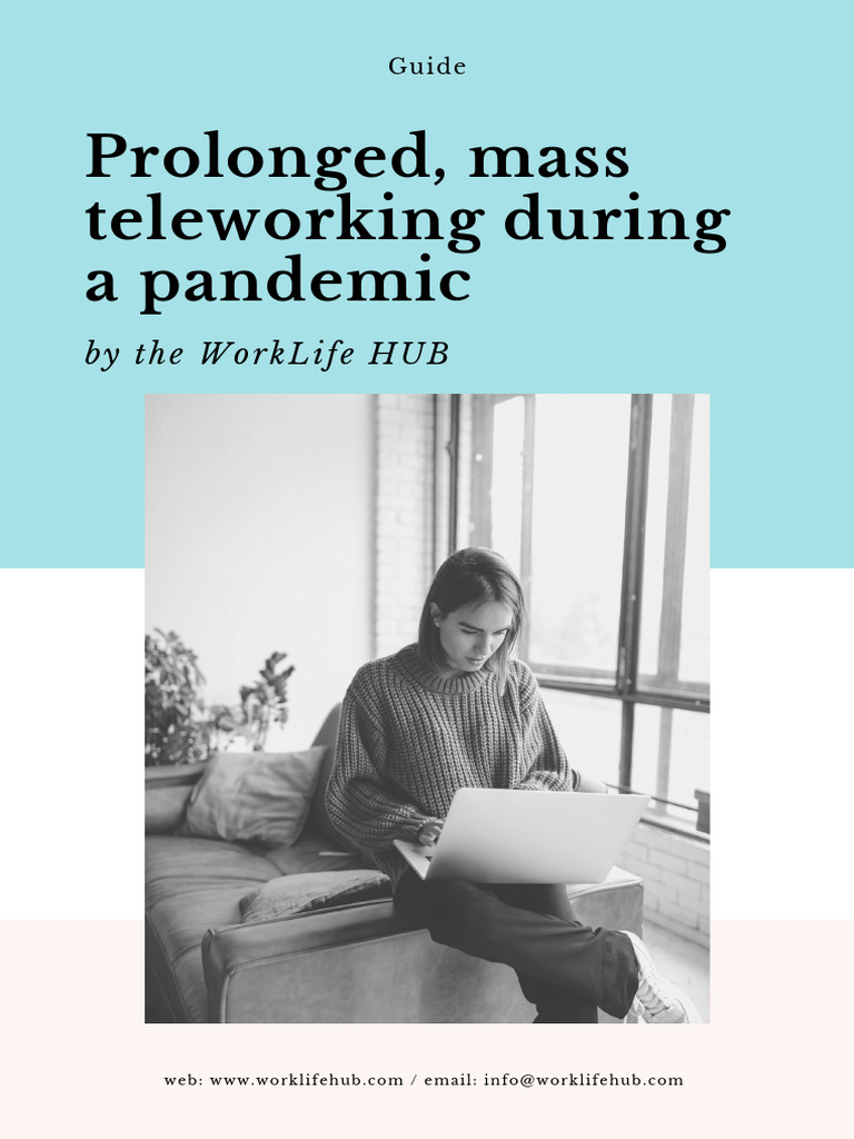 Guide Teleworking During Coronavirus Pandemic | PDF | Employment | Business