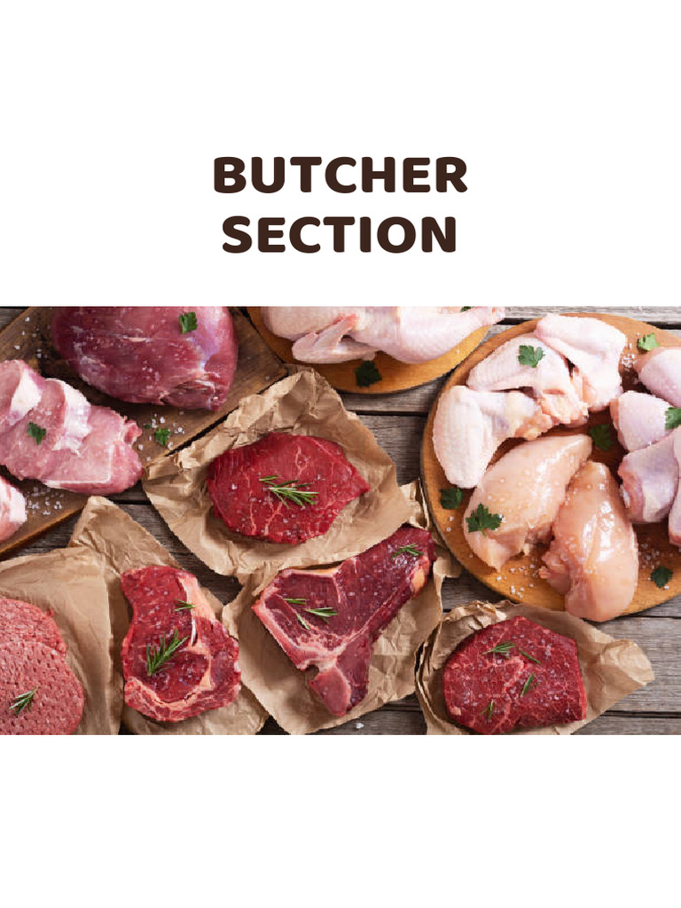 Butcher Section | PDF