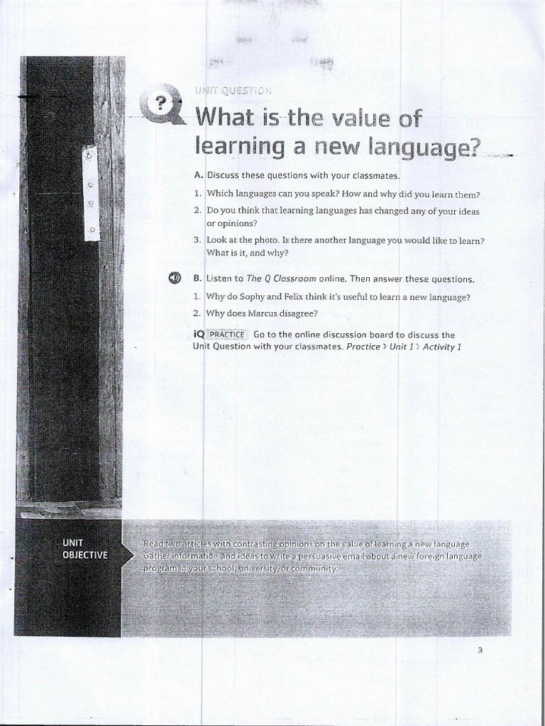 Unit 1-Q Skills 5 RW-13-34 | PDF | Multilingualism | Intelligence