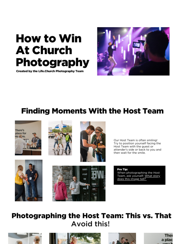 HowtoWinatChurchPhotographyGuide_Slides | PDF | Camera Lens | Shutter Speed