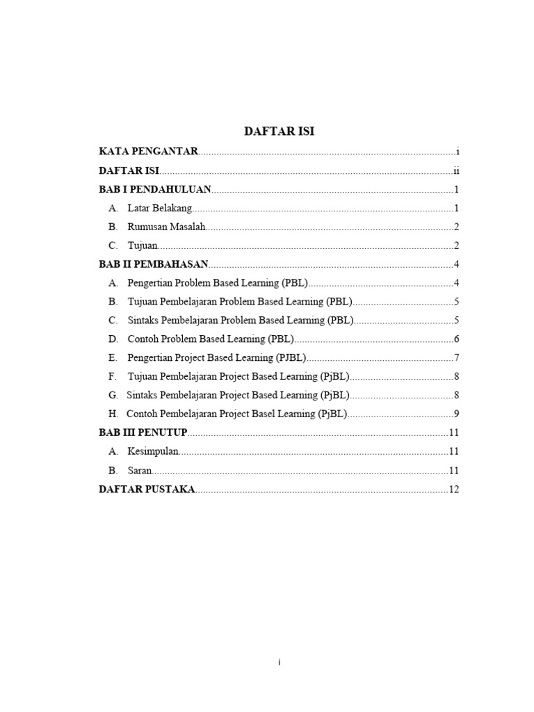 Model Pembelajaran PBL & PJBL - Kelompok 1 | PDF
