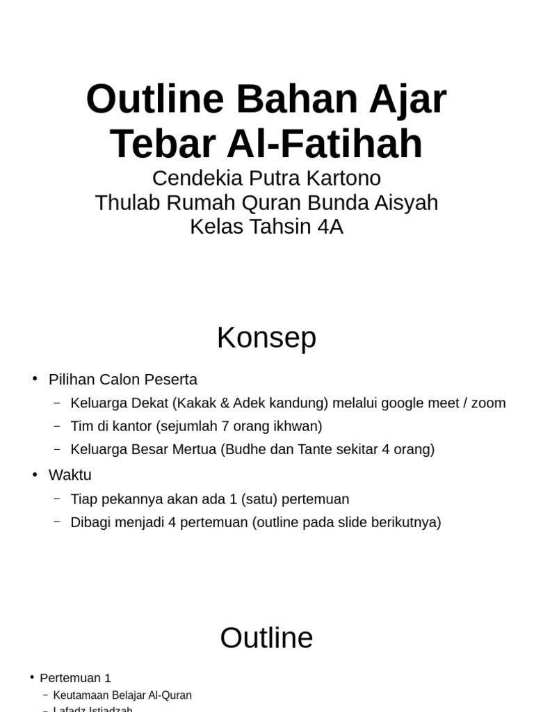 Al Fatihah | PDF