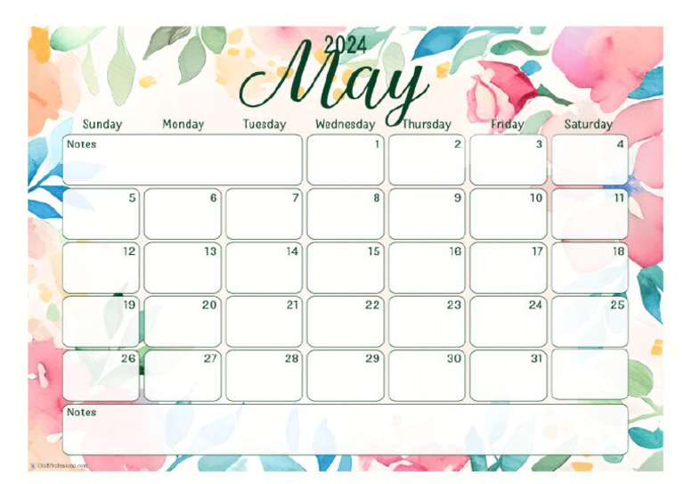 Calander May 2024 | PDF