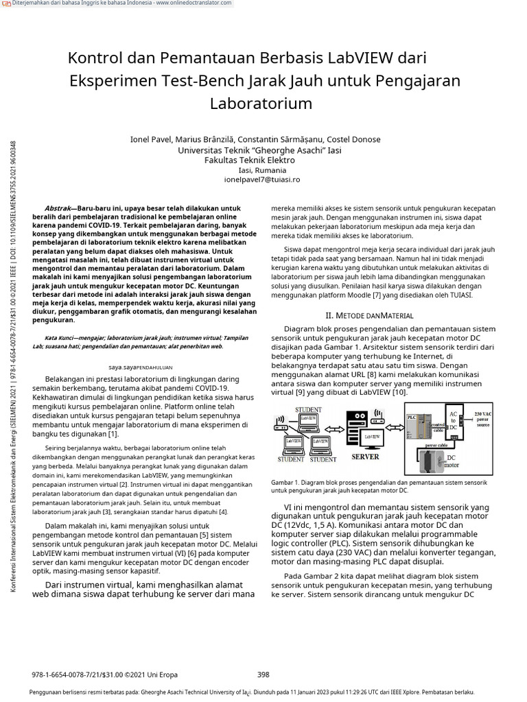 LabVIEW Based Control and Monitoring | PDF