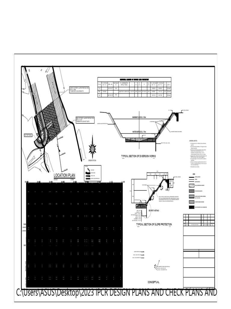 Diversion Work Plan1 | PDF | Deep Foundation | Drainage
