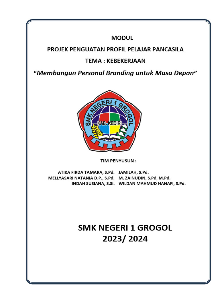 Modul p5 Kebekerjaan Fix | PDF | Karier & Perkembangan