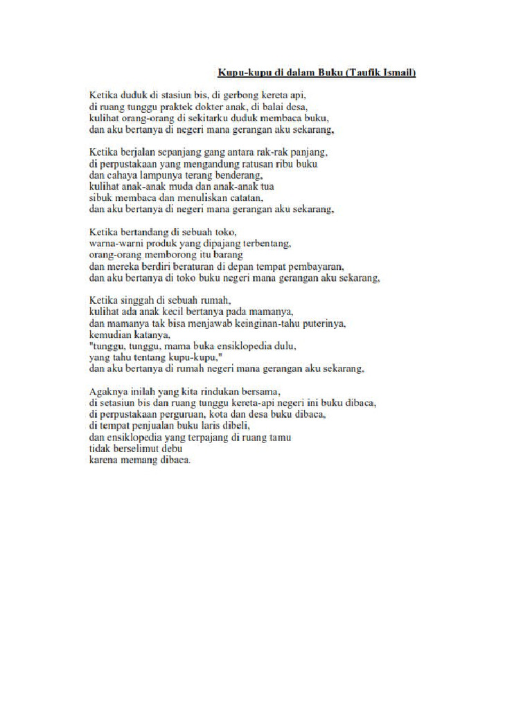 Teks Puisi | PDF