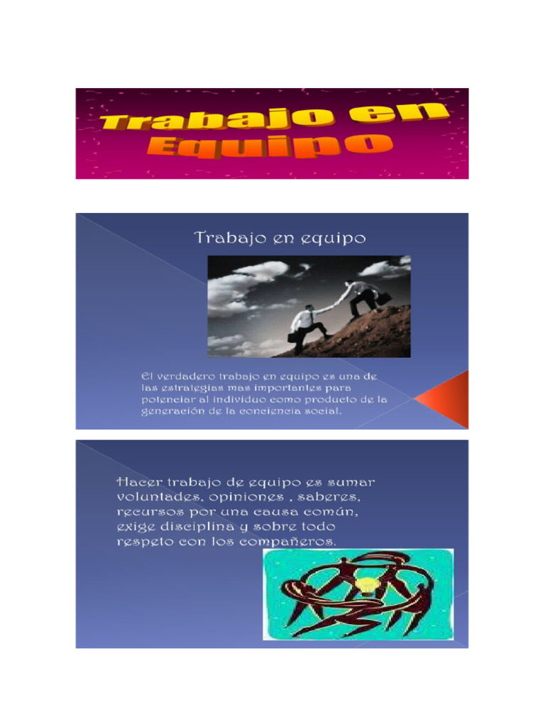 Cci 3 Trabajo en Equipo, Liderazgo y | PDF