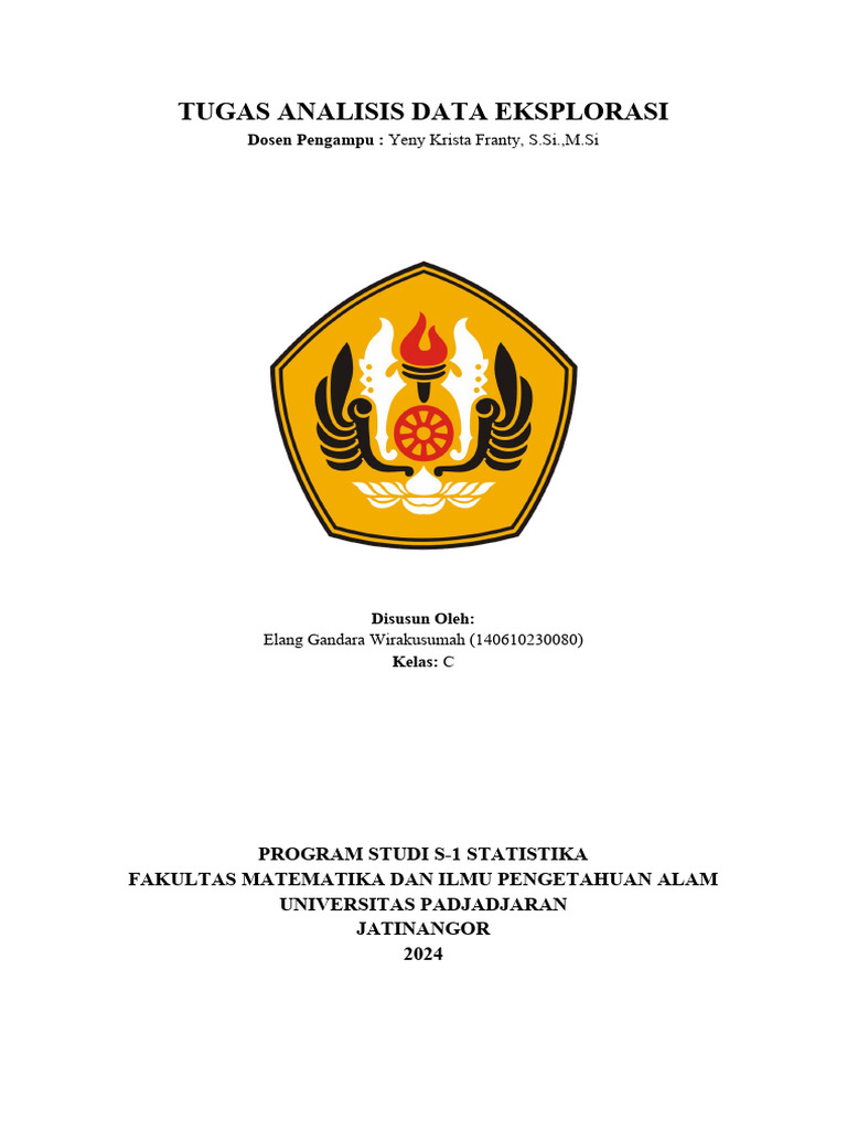 Latihan Soal Transformasi Homogen Varians - 140610230080 - Elang ...