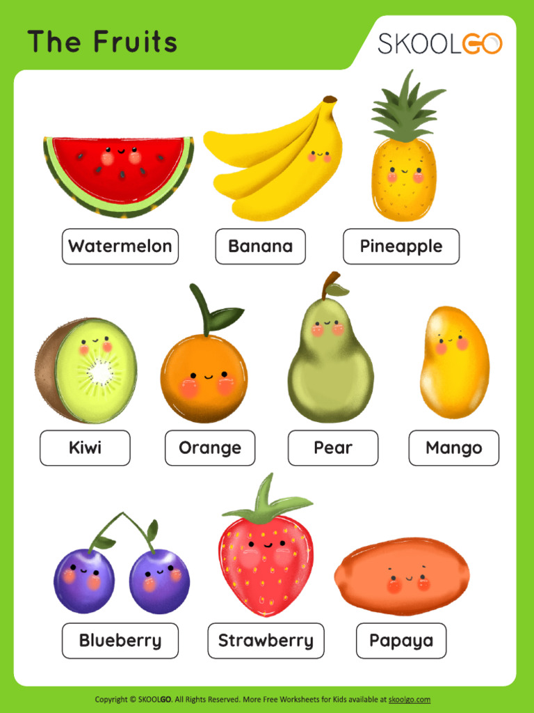 4-0010-Fruits | PDF