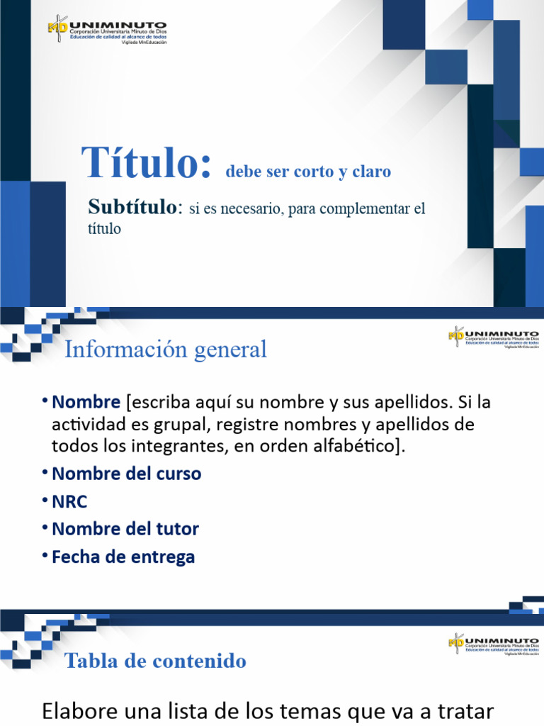 Uni1 Anx Plan Ent Pre Dia | PDF