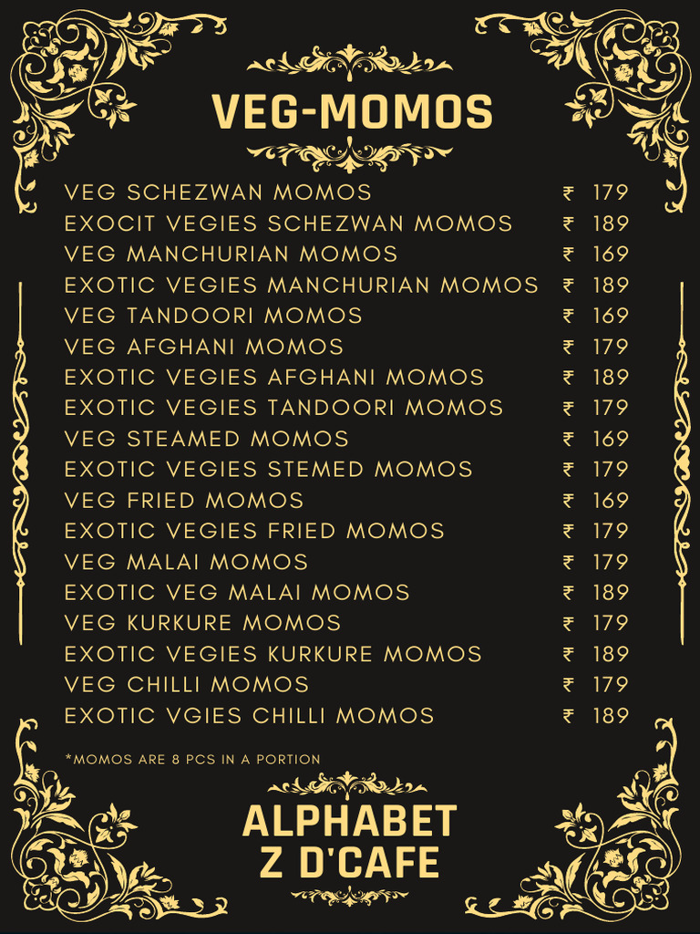Momos Menu | PDF