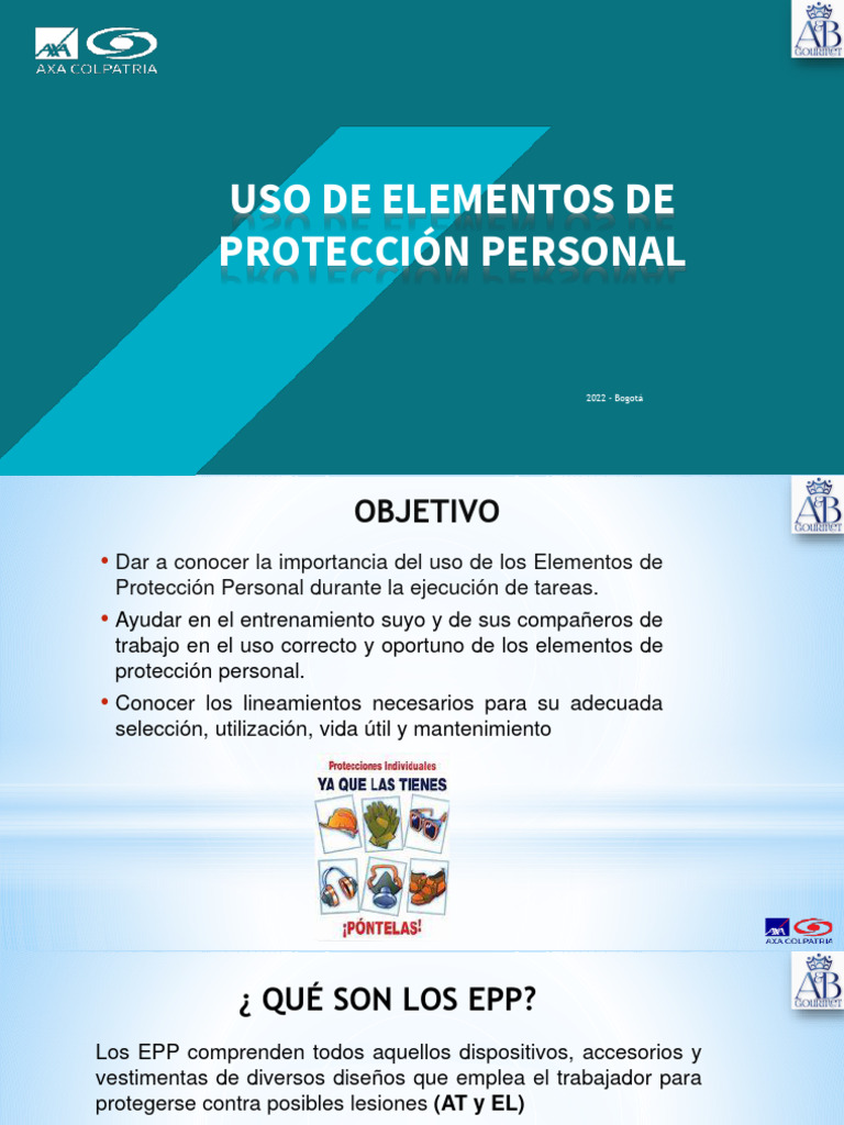 Importancia y Uso de EPP en Trabajo | PDF | Higiene | Guante