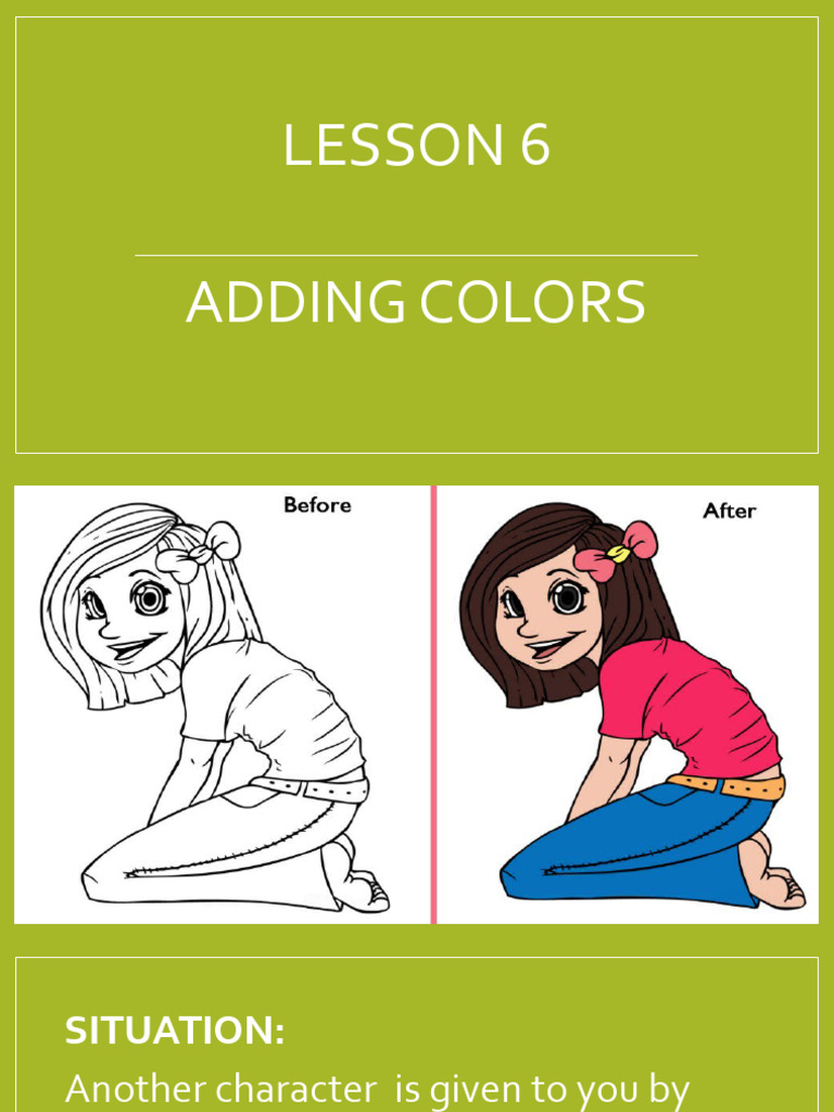 Lesson 4 Digital Coloring | PDF | Drawing | Adobe Photoshop