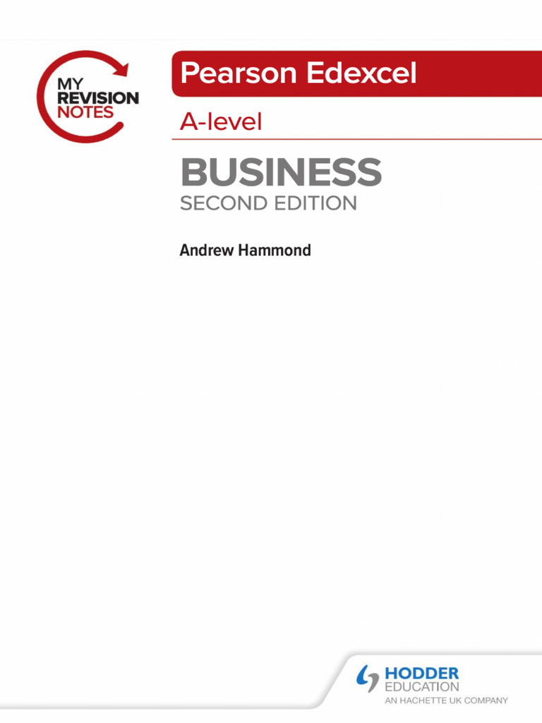 My Revision Notes Edexcel A-Level Business 2nd Hodder | PDF | United ...