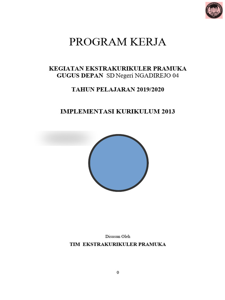 Proker Pramuka SDN Ngadirejo 04 20192020 | PDF