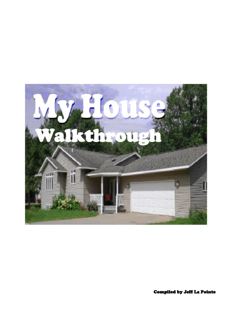 MyHouse Walkthrough | PDF | Bedroom | Room