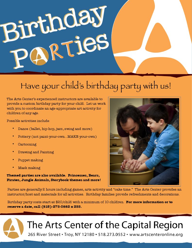 Arts Center Poster | PDF | Special Education | Teaching And Learning