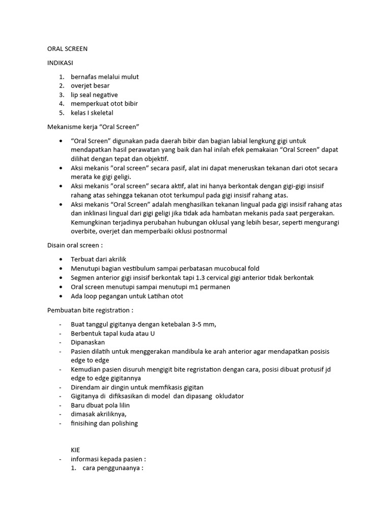 Oral Screen | PDF | Kajian Bahasa Asing | Sains & Matematika